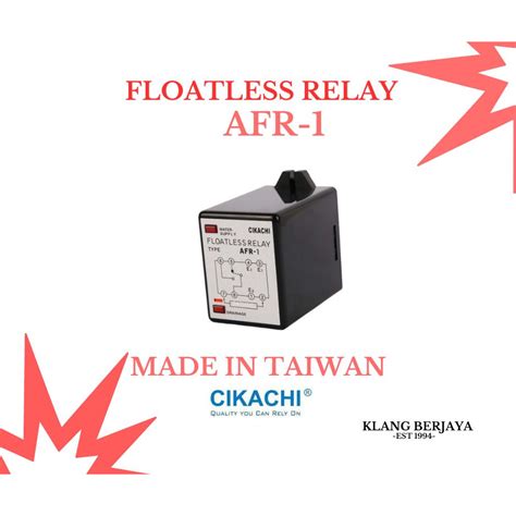 Cikachi Floatless Relay Afr 1 Made In Taiwan High Quality N Guaranteed Shopee Malaysia