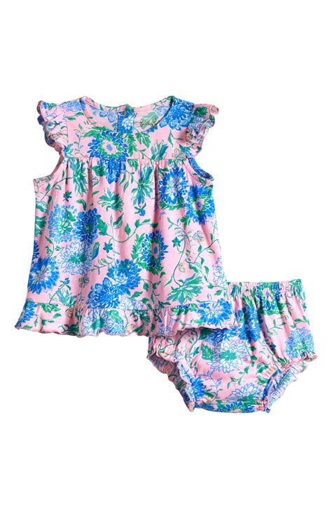 Lilly Pulitzer® Lilly Pulitzer Cecily Floral Dress And Bloomers Set