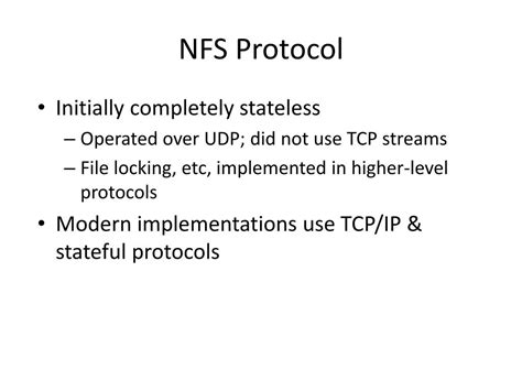 PPT NFS AFS GFS PowerPoint Presentation Free Download ID