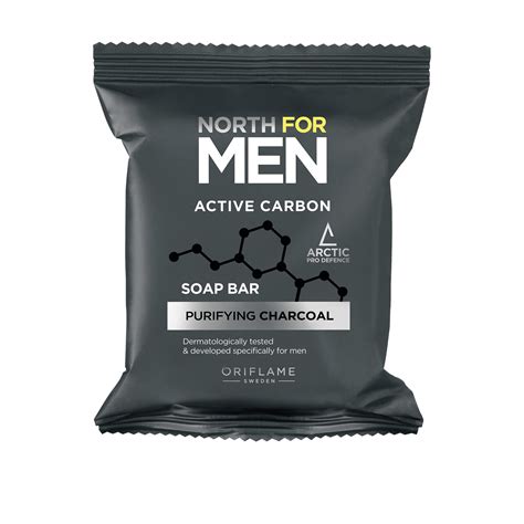 Мыло North for Men Active Carbon (44569) Мыло – Для мужчин | Косметика ...