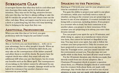 Paternal Class Dandd 5e By Psychhound
