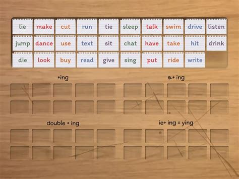 Roadmap A2 Unit 8a Adding Ing Group Sort