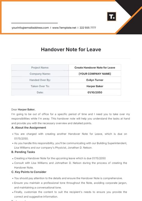Free Nursing Handover Note Template To Edit Online