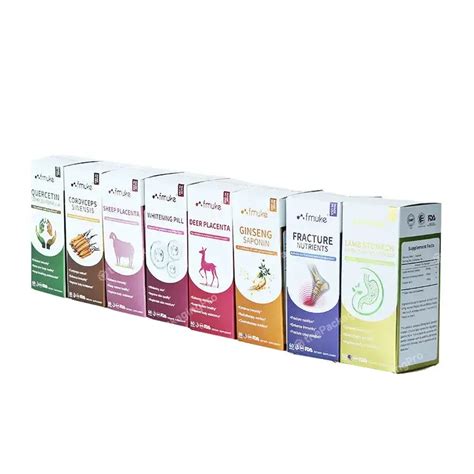 Custom Paper Packiging Foldable Boxes Supplier For Health Supplements