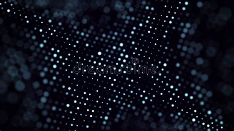 Abstract Digital Science Background A Stream Of Luminous Particles