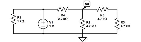 solved use both nodal analysis and circuitlab to determine