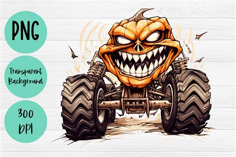 Monster Truck Pumpkin Stencils