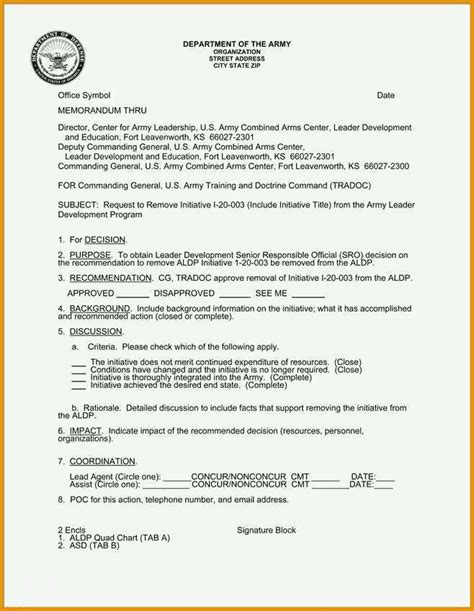 Military Sop Template Army Sop Examples