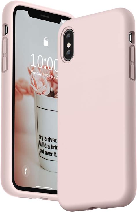 Surphy Silicone Case For Iphone X Iphone Xs Case Liquid Silicone Protective Phone Case Cover