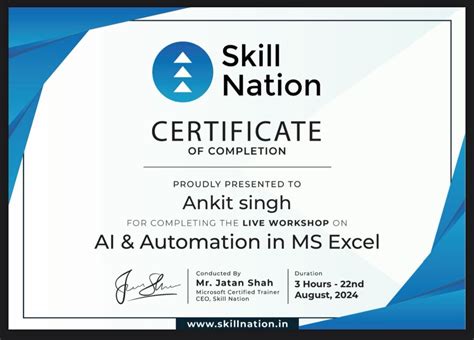ankit singh on linkedin excel ai automation workshop