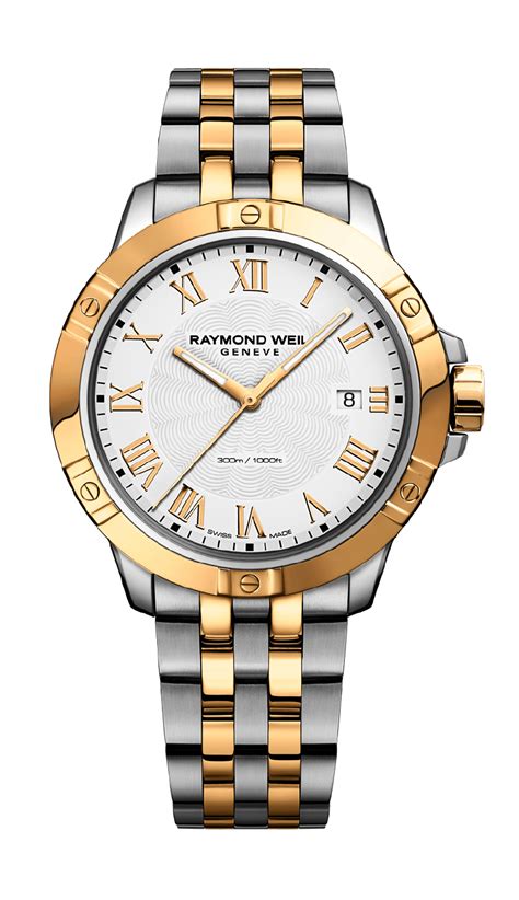 Tango Classic Mens Quartz Two Tone Gold Steel Bracelet Watch
