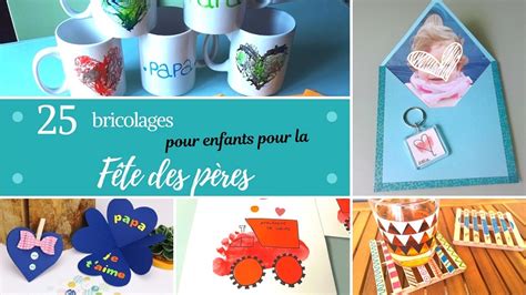 25 Cadeaux à Fabriquer Avec Les Enfants Pour La Fête Des Pères