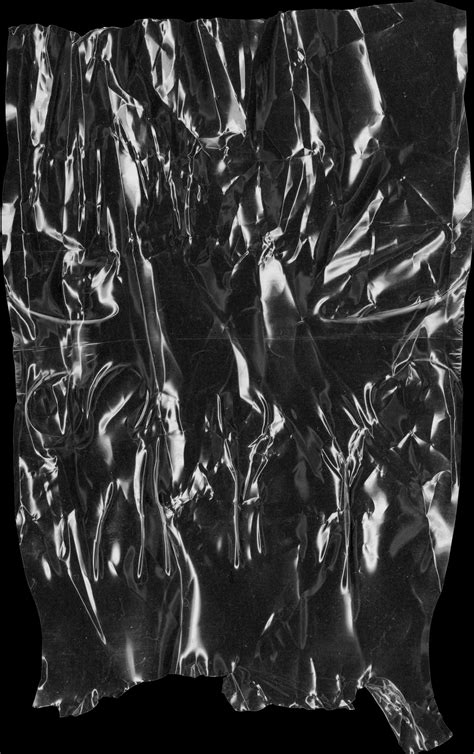 Textured Crinkled Plastic Surface Background Cellophane Plastic