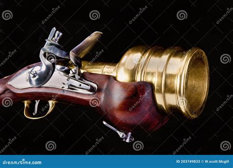 Flintlock Hand Mortar Grenade Launcher Stock Image Image Of
