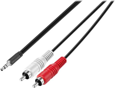 Insignia™ 6 35 Mm To Stereo Audio Rca Cable Black Ns Poy35062 Open