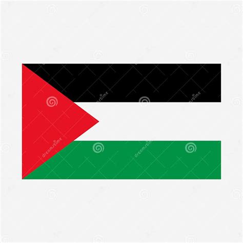 Vector Flag Of Palestina Stock Vector Illustration Of Design 320208665