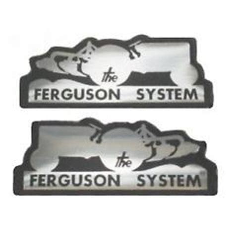 Ferguson System Logo Decal The Ferguson System Sj Spares