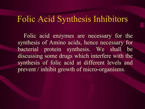 Folate Antagonists Pdf