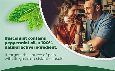 Buscopan Buscomint 0 2 Ml Peppermint Oil Ibs Multi Symptom Treatment Soft Gel Capsules 24