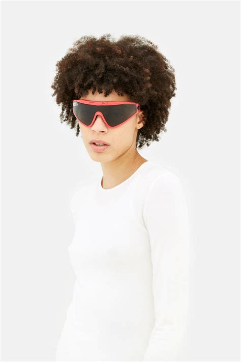 Briko X Retrosuperfuture Detector In Red Frame Black Lenses Dstnc