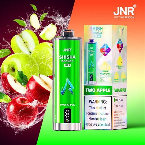 Jnr Shisha Max 22000 22k Puffs Original Dtl Disposable Vape Pen Sleekvape