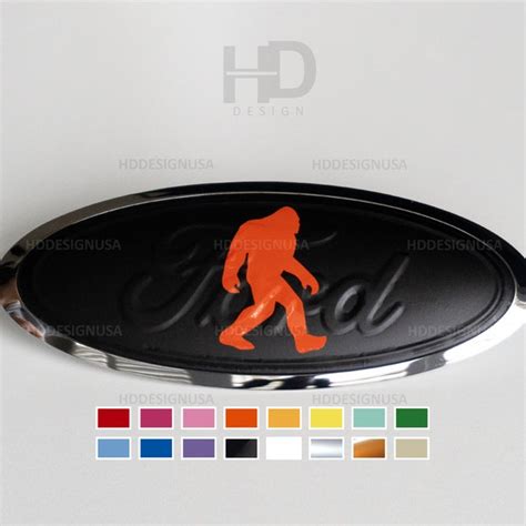 Bronco Sasquatch Emblem Etsy
