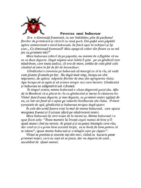 Povestea Unei Buburuze Pdf