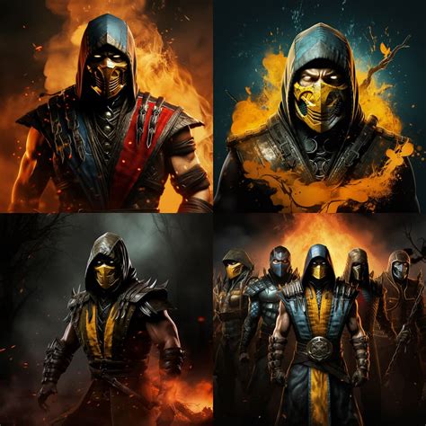 Mortal Kombat Characters Drawings