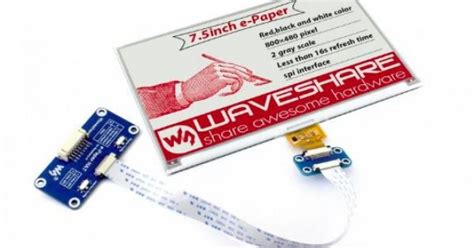 Waveshare Inch E Ink Display HAT B For Raspberry Pi Three Color SPI Interface