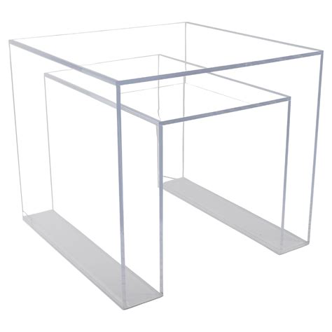 Alexandra Von Furstenberg Brilliant Coffee Table In Lagoon And Clear