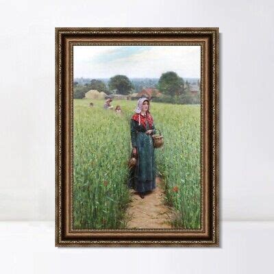 Framed Canvas Art Giclee Print Dinner Time By Edmund Blair Leighton