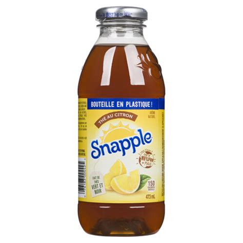 Snapple Tea Lemon 473 Ml Bottle Voilà Online Groceries And Offers