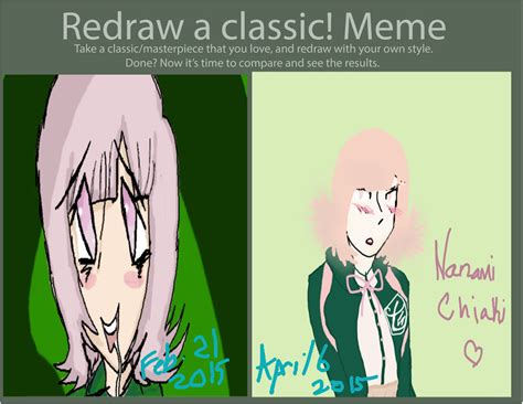 Nanami Chiaki Redraw Meme By Princessstormy On Deviantart