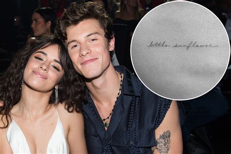 Is Shawn Mendes New Sunflower Tattoo A Tribute To Camila Cabello