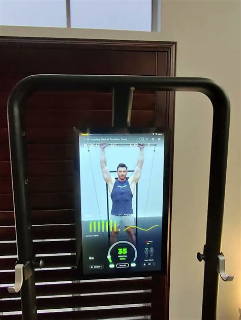 Pov Standing Barbell Shoulder Press On Speediance Youtube