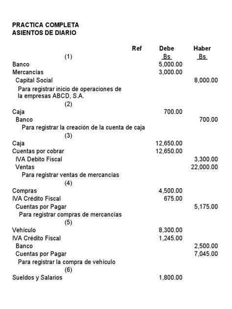 Practica Completa Pdf Bancos Salario