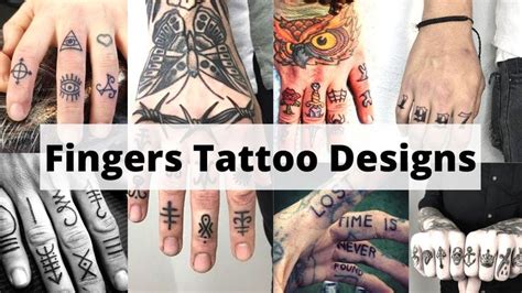 Cool Finger Tattoos For Guys Small Finger Tattoos For Men Unique