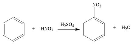What Is Produced When Benzene Reacts With Nitric Acid In The Presence