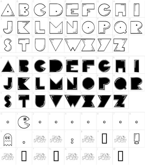 Pacman Font
