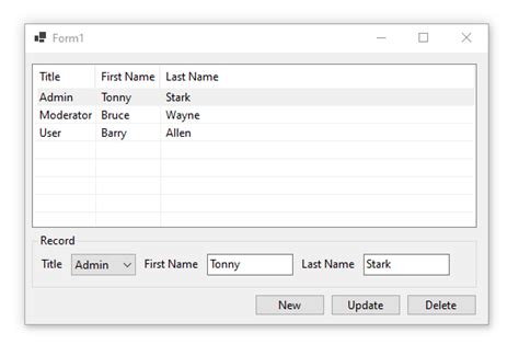 Blogs C WinForms ListView