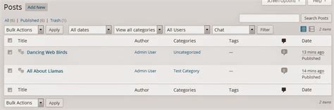Customized Wordpress Administration Filters — Sitepoint