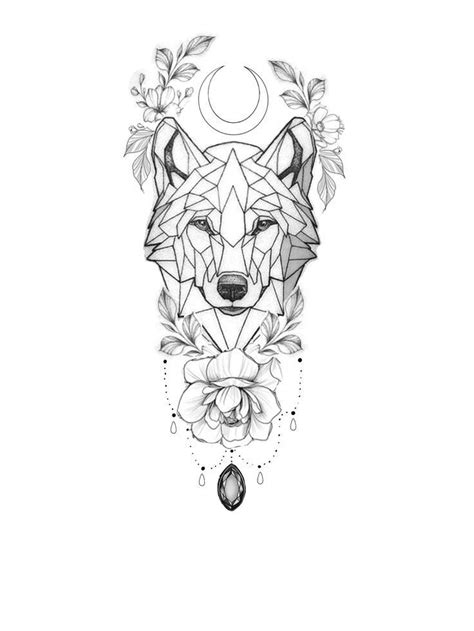 Wolf Tattoo Coloring Pages