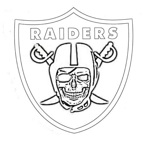 Oakland Raiders Logo Coloring Page Free Printable Coloring Pages Artofit