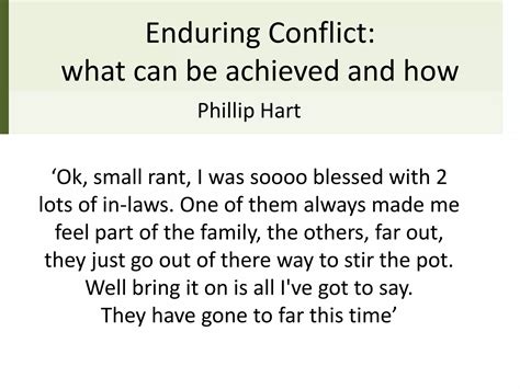 Enduring Conflict Phillip Hart Ppt