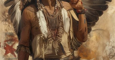 Native American Fantasy Art With Spiritual Symbolism And Spirit Guides
