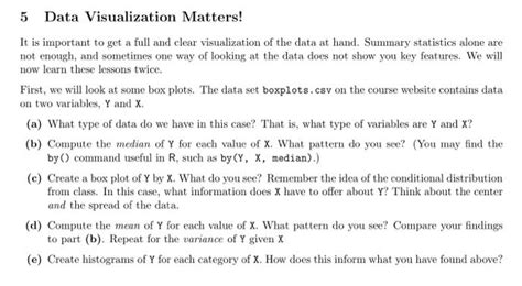 Solved 5 Data Visualization Matters It Is Important To Get