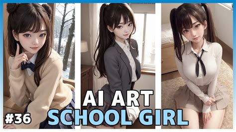 [ai Art] School Girl 36 Youtube