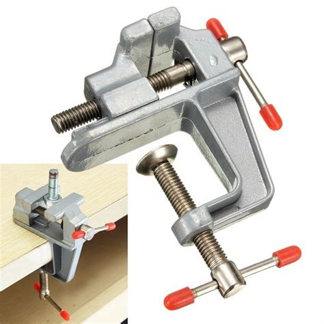 Aluminum Miniature Small Jeweler Clamp On Table Bench Vise Tool Vice 85mm X 95mm Wish