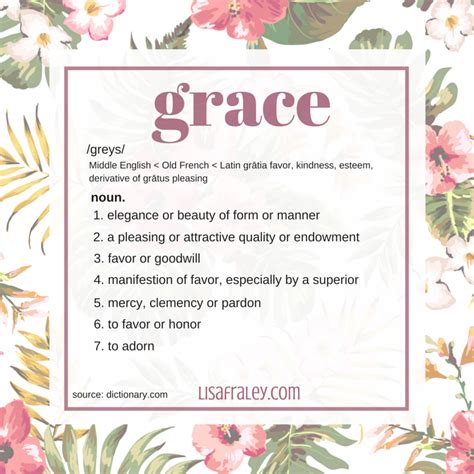 What Is Grace Exactly