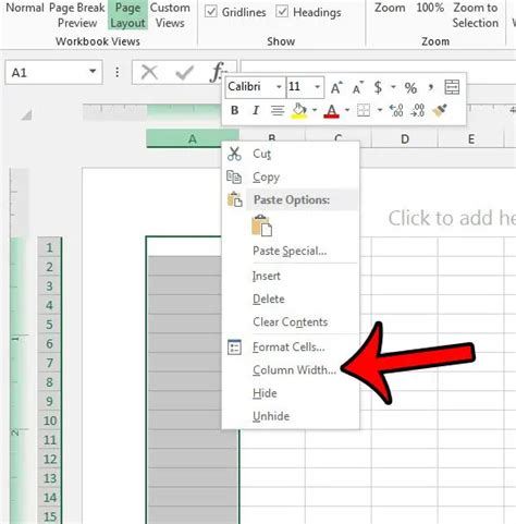 How To Set Excel Column Width In Inches Solve Your Tech